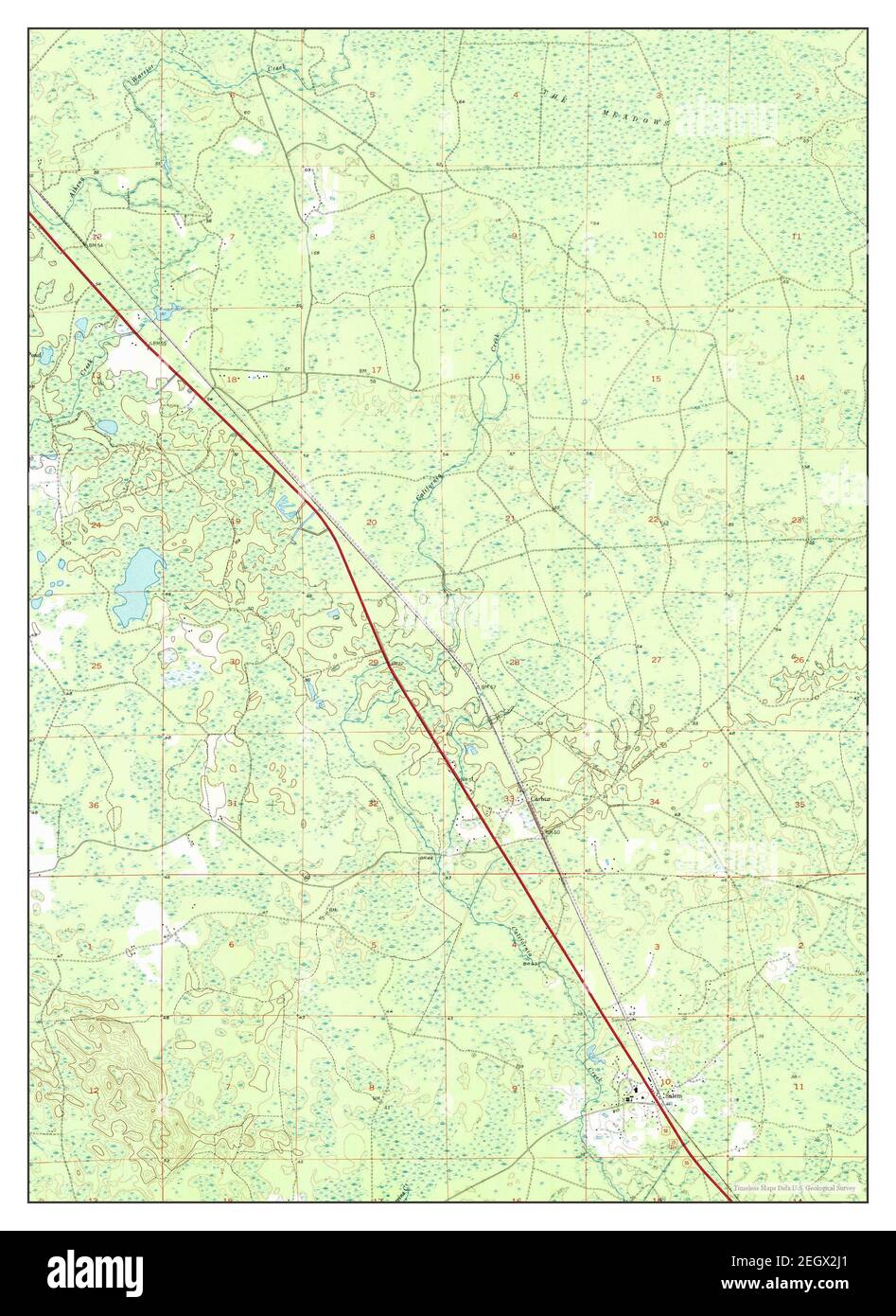 Salem florida map hi-res stock photography and images - Alamy