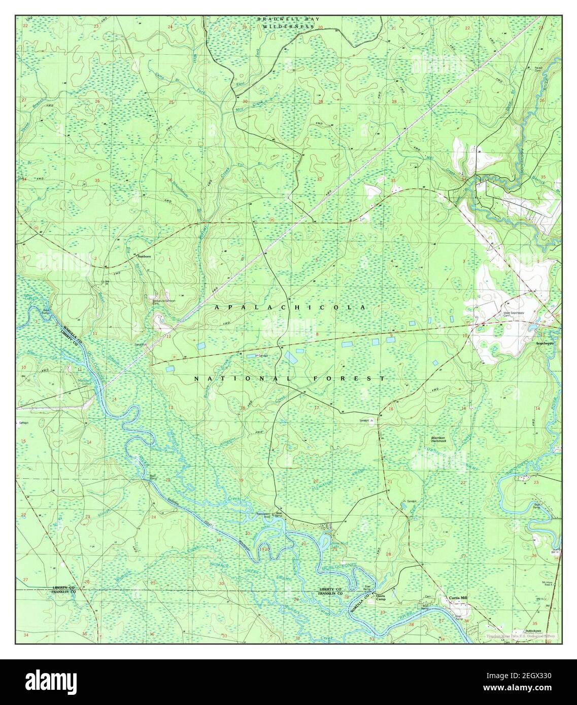 Sanborn, Florida, map 1990, 1:24000, United States of America by ...