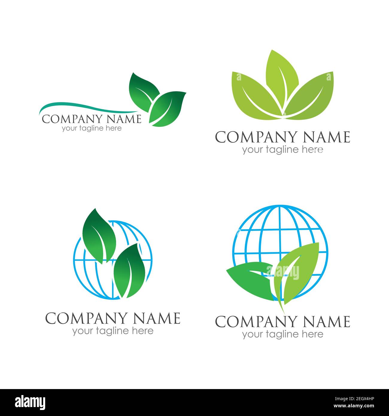 go green logo symbol vector illustration design template Stock Vector ...