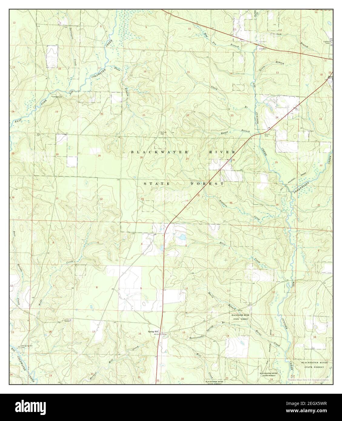 Spring Hill, Florida, map 1973, 1:24000, United States of America by ...