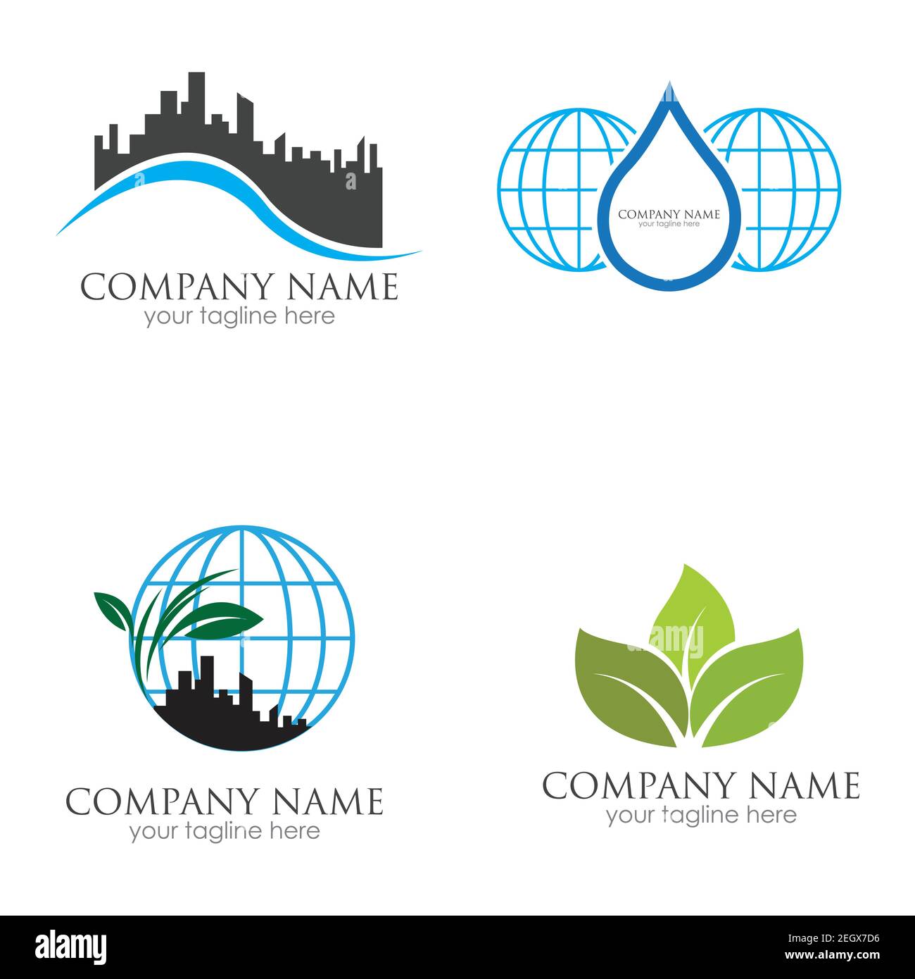 go green logo symbol vector illustration design template Stock Vector ...