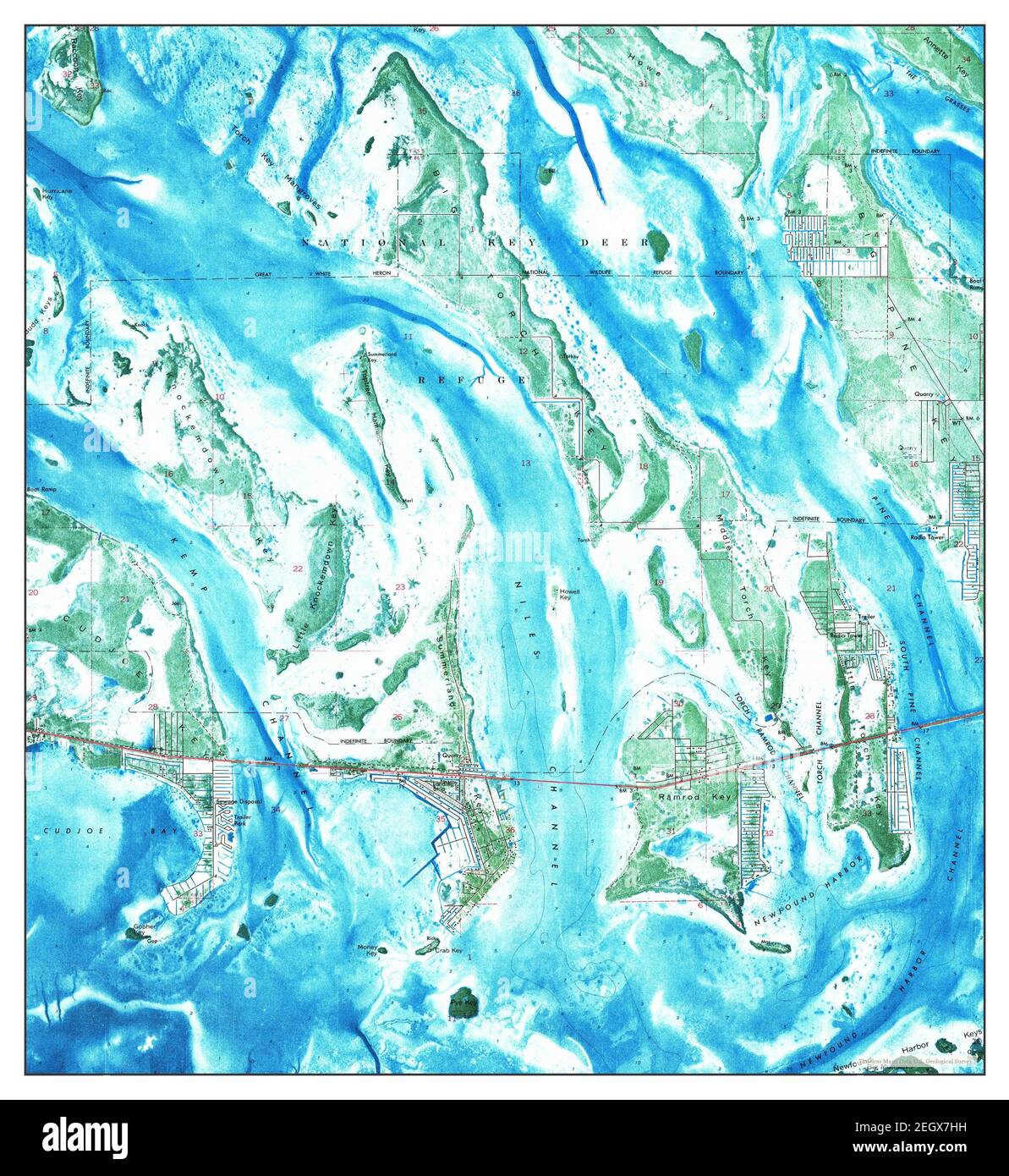 Map of summerland hi-res stock photography and images - Alamy