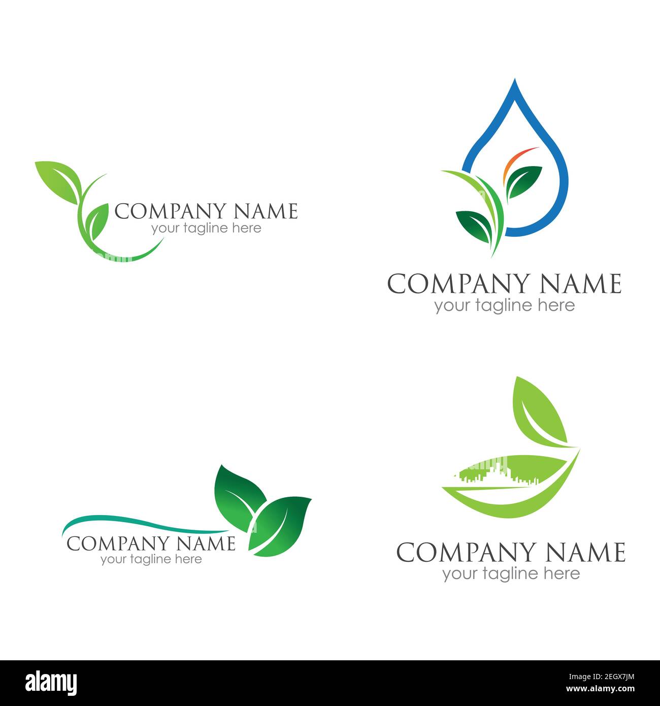 go green logo symbol vector illustration design template Stock Vector ...
