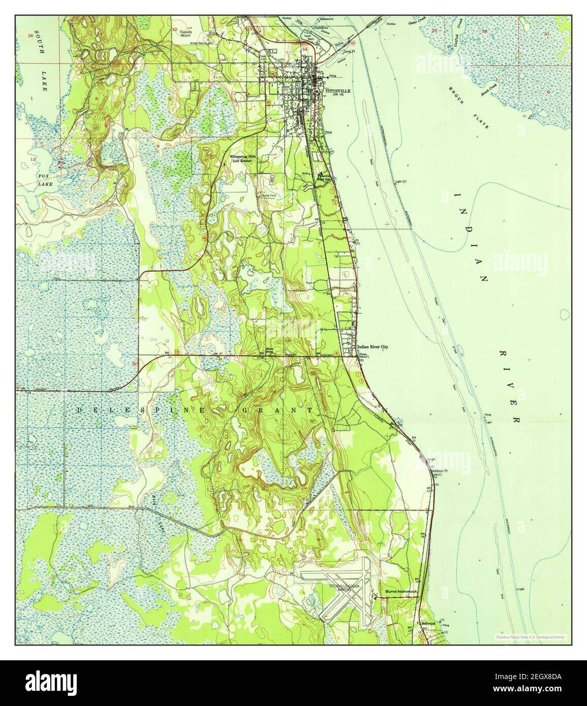 Map Of Titusville High Resolution Stock Photography and Images - Alamy