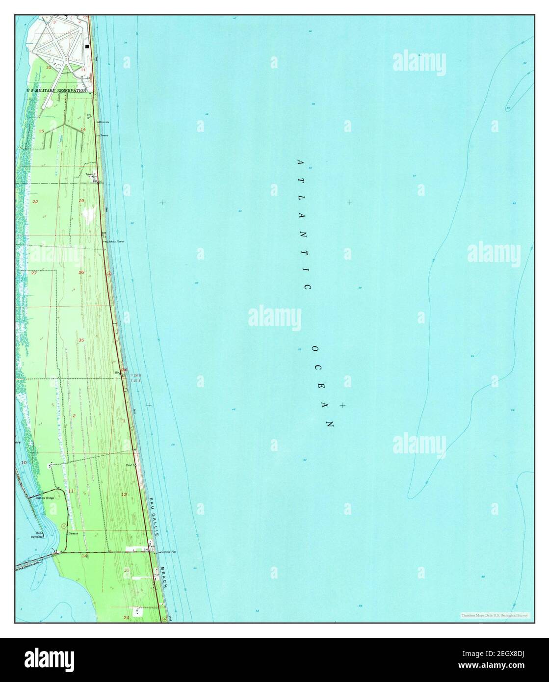 Tropic, Florida, map 1949, 1:24000, United States of America by ...