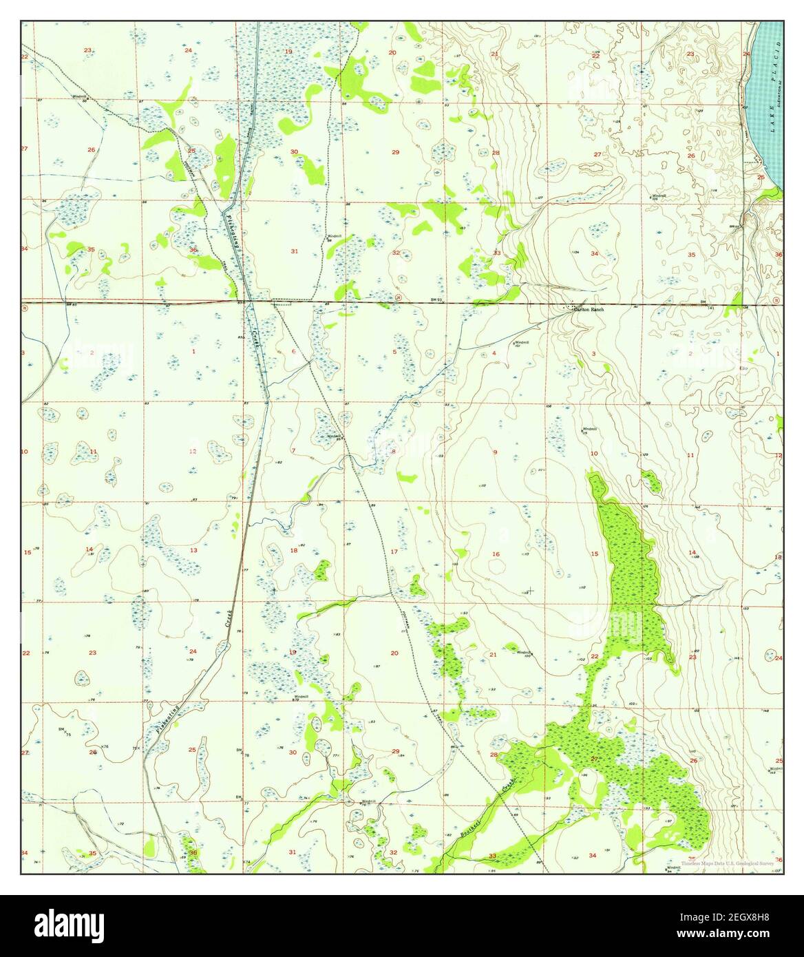 Venus NW, Florida, map 1953, 1:24000, United States of America by ...