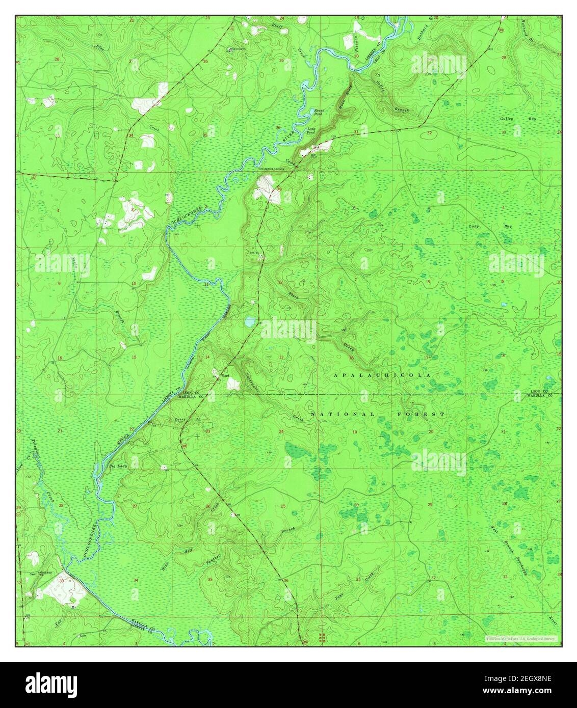 Ward, Florida, map 1972, 1:24000, United States of America by Timeless ...