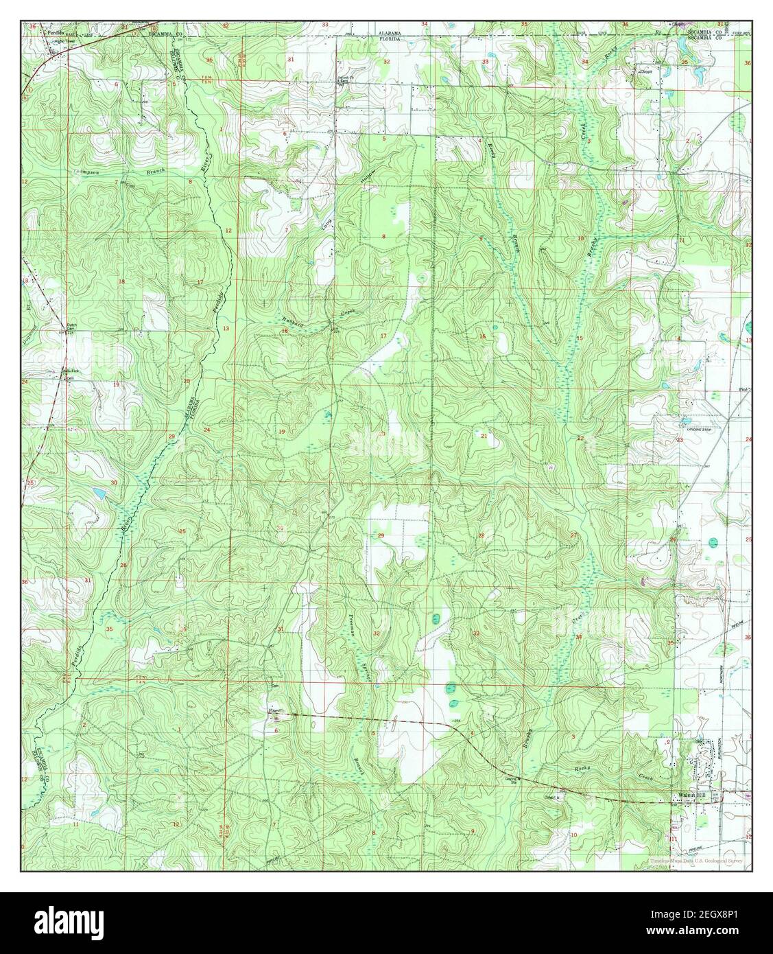 Walnut Hill, Florida, map 1978, 1:24000, United States of America by ...