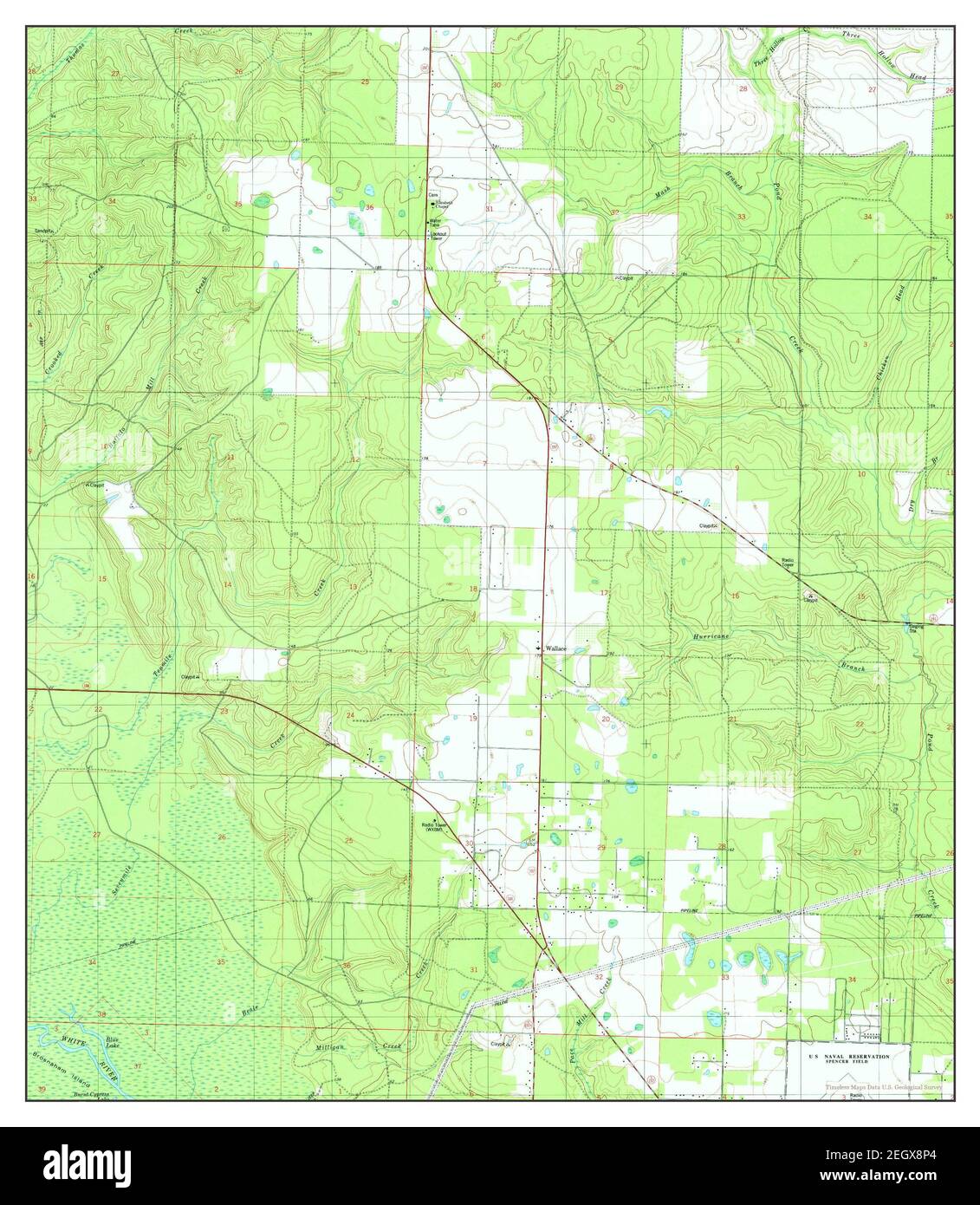 Wallace, Florida, map 1978, 1:24000, United States of America by ...