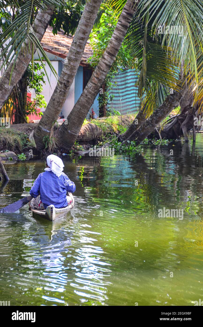 Kerala Backwaters, Kerala, India Stock Photo - Alamy