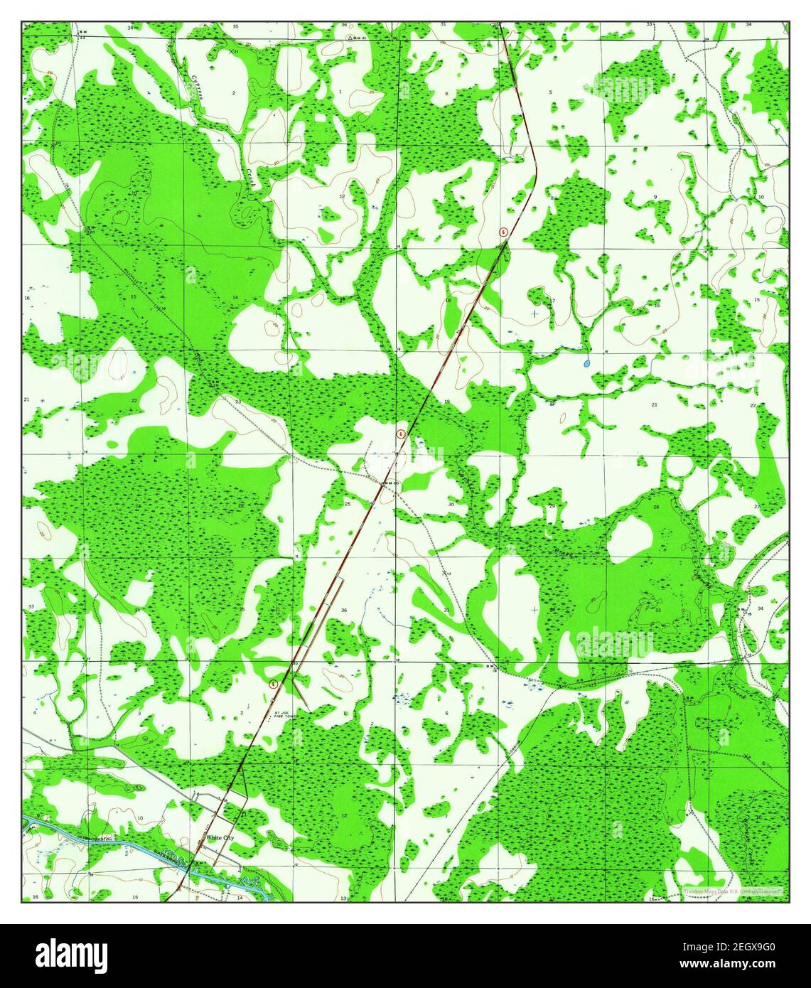 White City, Florida, map 1944, 1:24000, United States of America by ...