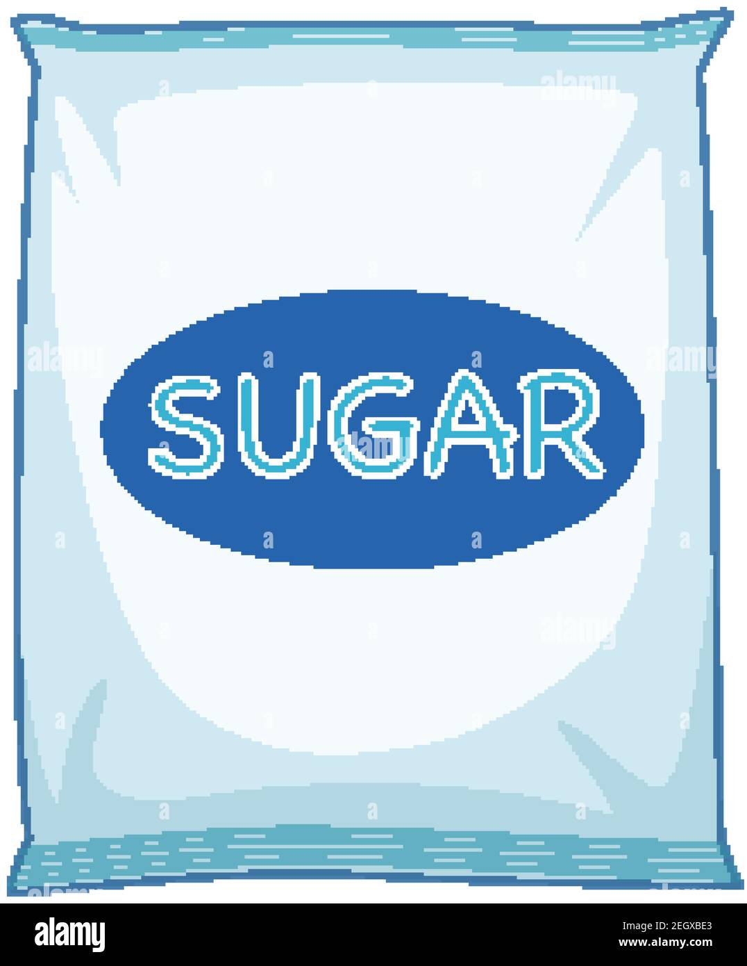 A pack of sugar on white background illustration Stock Vector Image ...