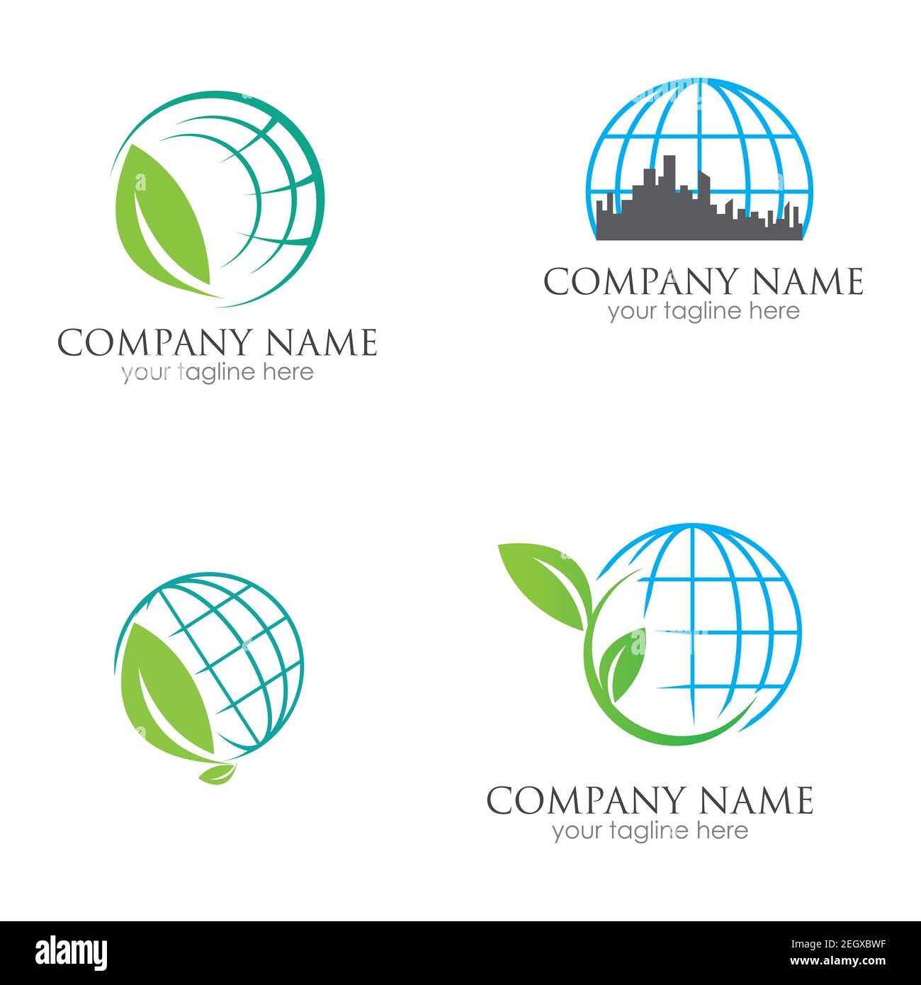 go green logo symbol vector illustration design template Stock Vector ...