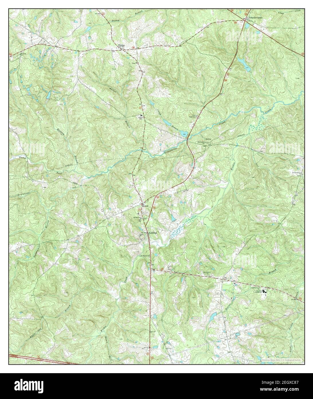 Appling, Georgia, map 1971, 1:24000, United States of America by ...