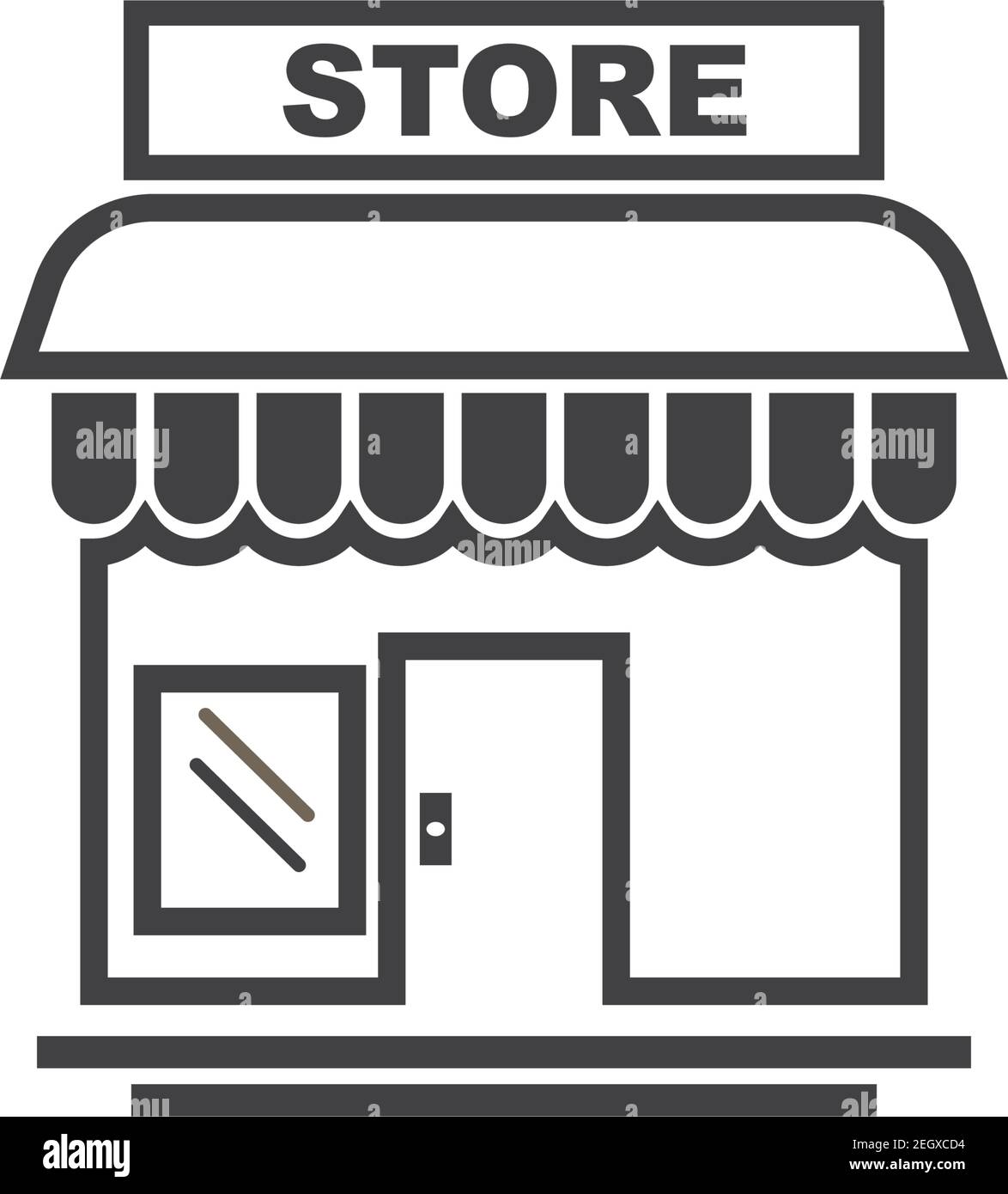 store icon logo vector illustration design Stock Vector Image & Art - Alamy