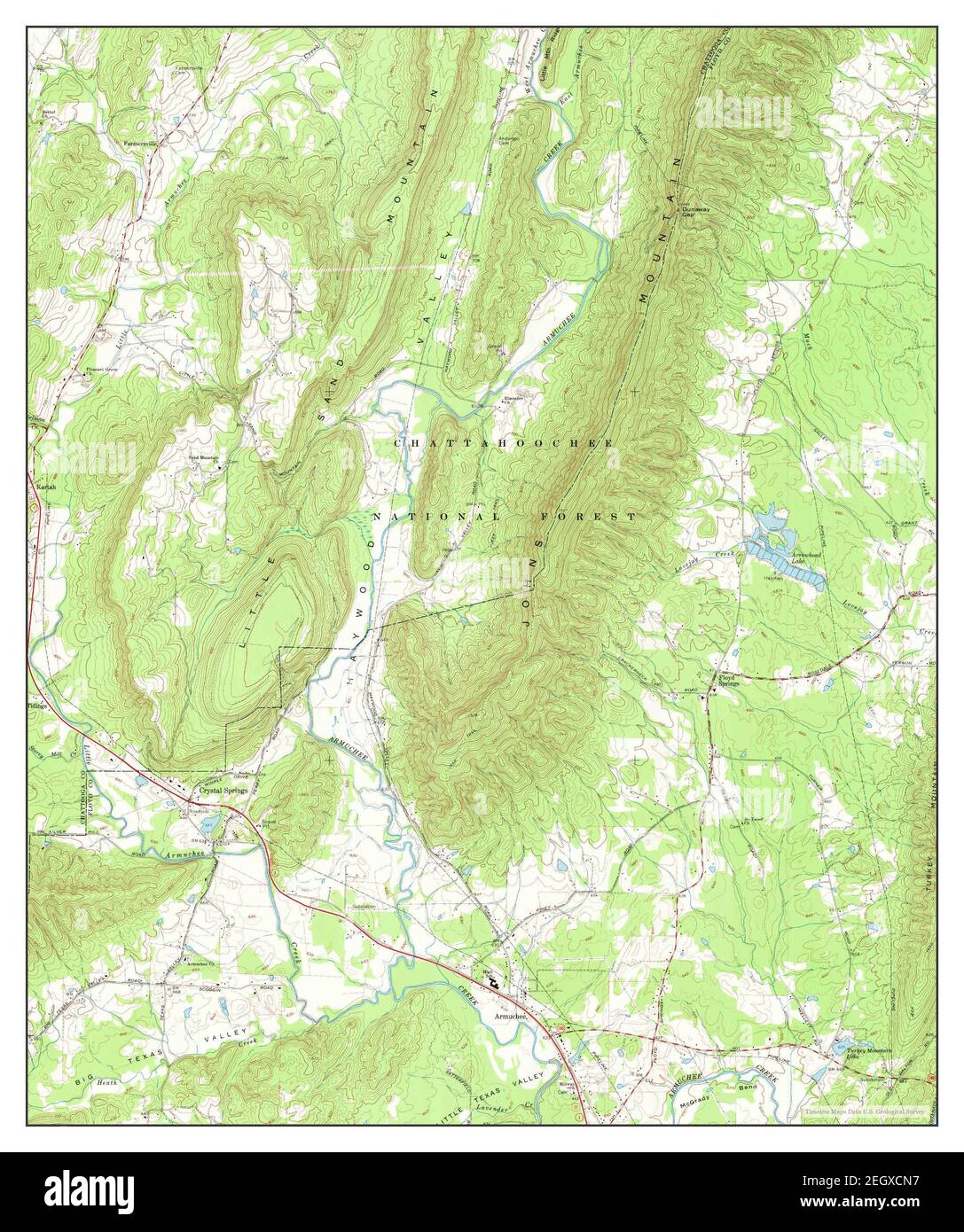 Armuchee, Georgia, map 1968, 1:24000, United States of America by ...