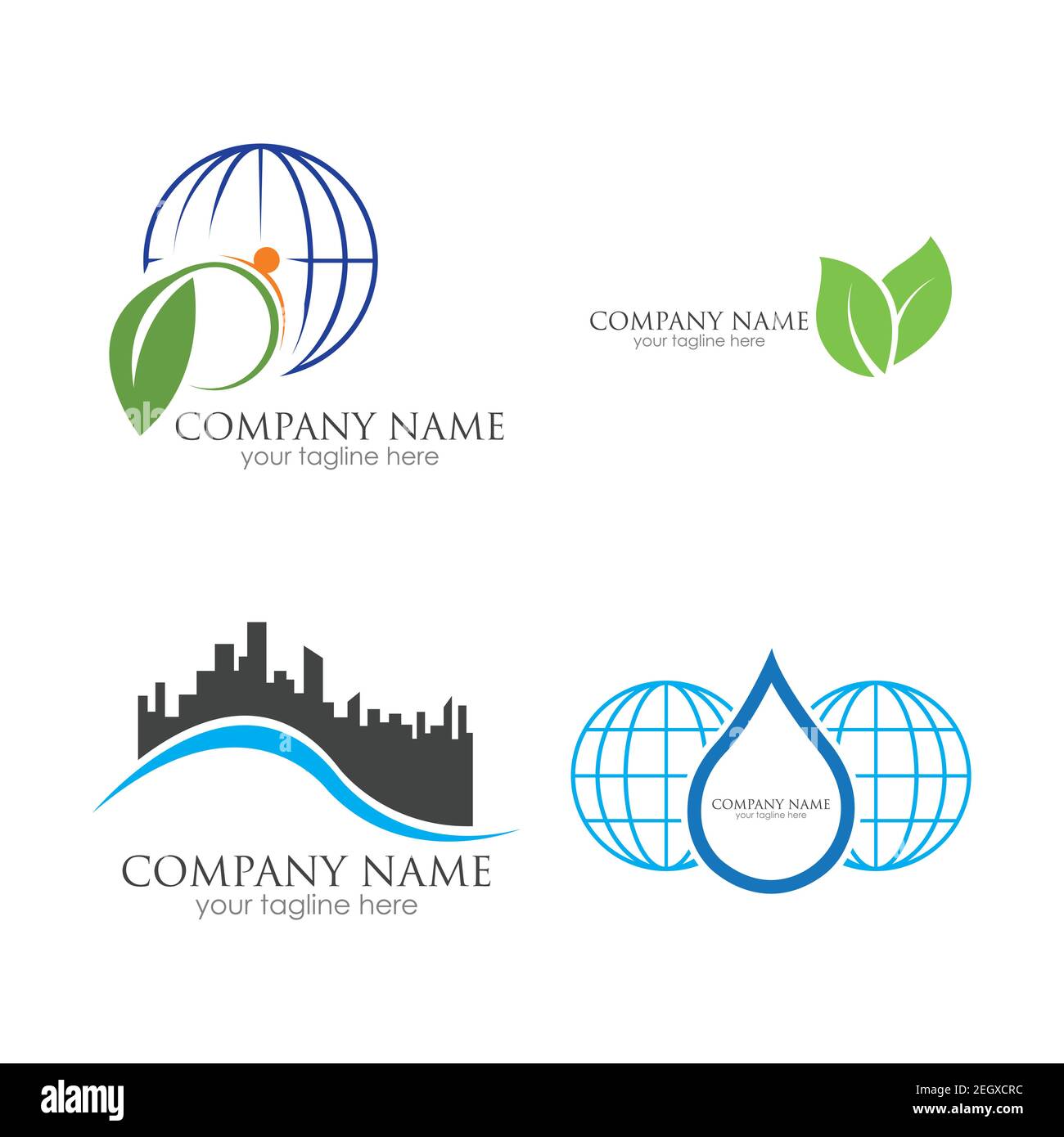 go green logo symbol vector illustration design template Stock Vector ...