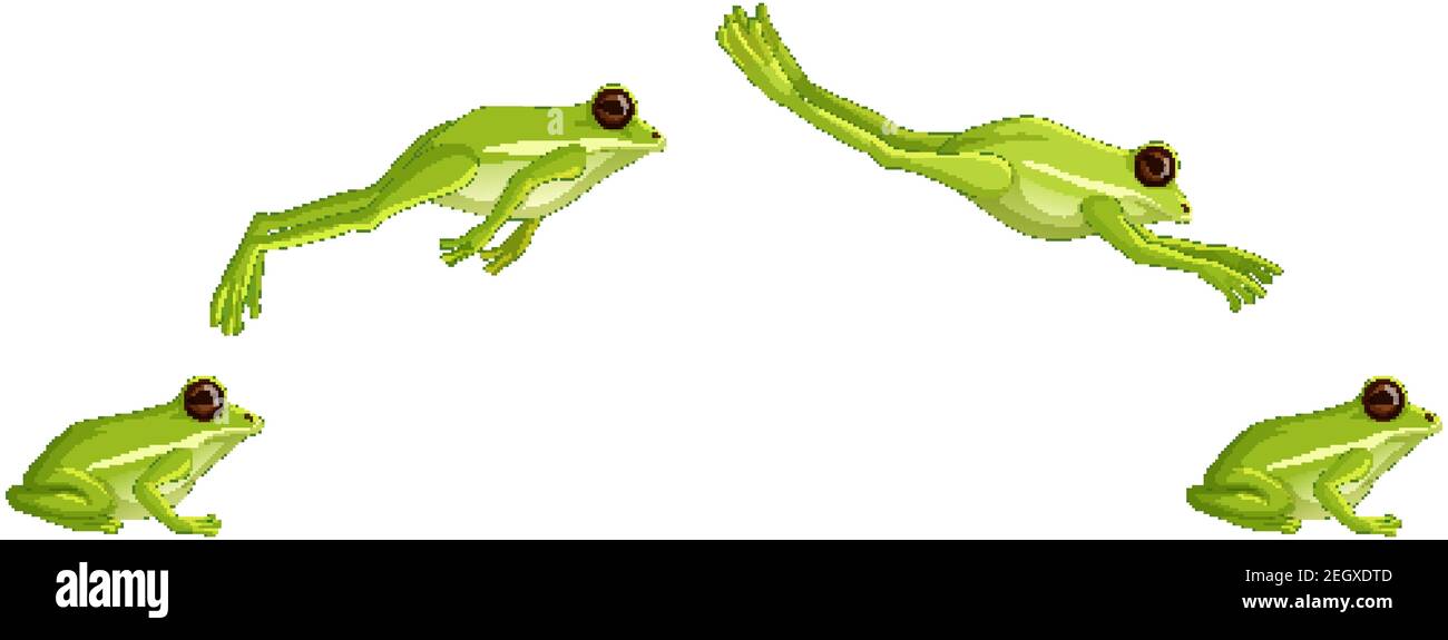 Passover Frogs Jumping Animation