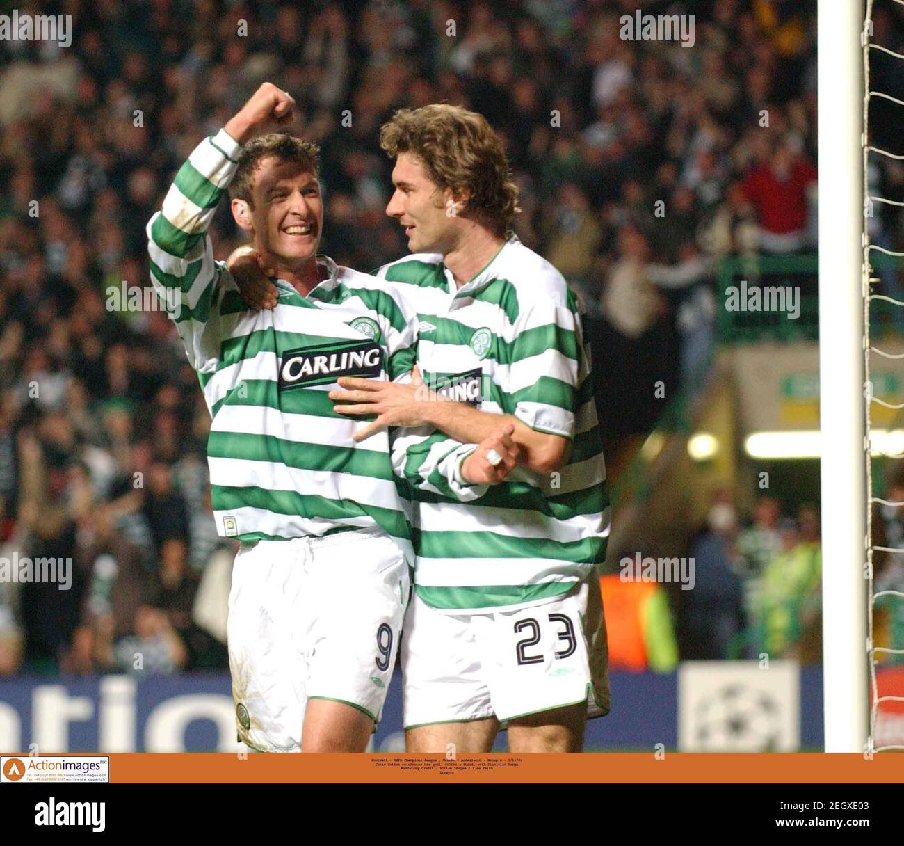 Chris sutton celebrates hi-res stock photography and images - Alamy