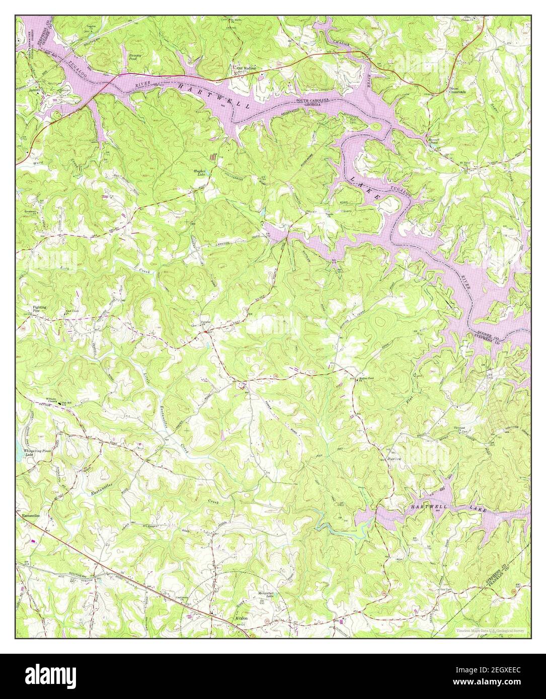 Avalon, Georgia, map 1963, 1:24000, United States of America by ...