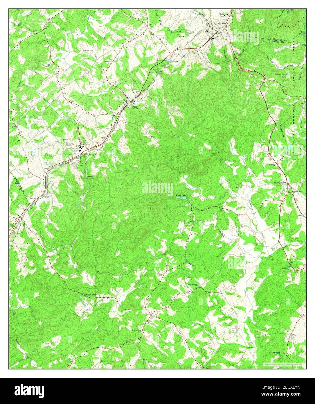 Baldwin, Georgia, map 1964, 1:24000, United States of America by ...