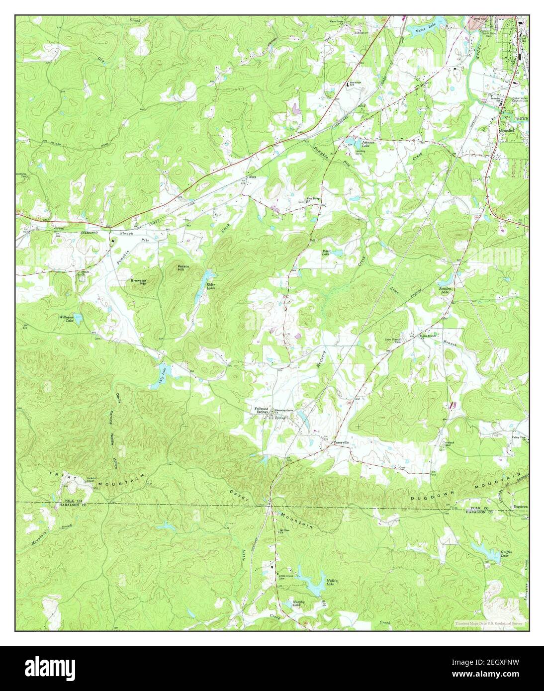 Benedict, Georgia, map 1966, 1:24000, United States of America by ...