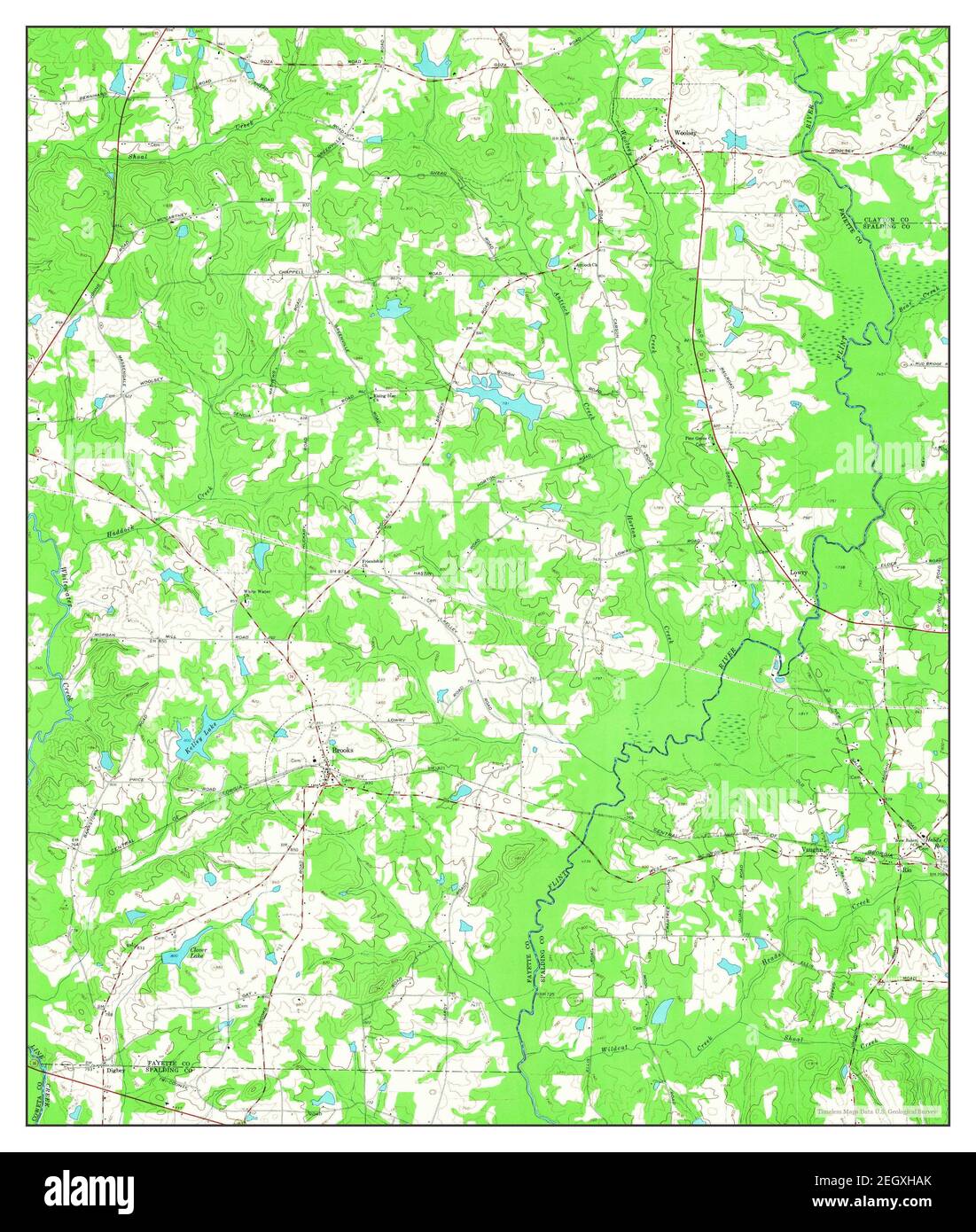 Map of brooks Cut Out Stock Images & Pictures - Alamy