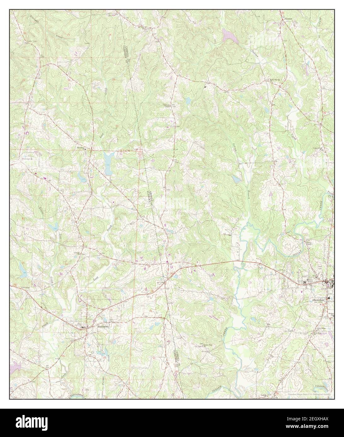 Bowdon West, Georgia, map 1966, 1:24000, United States of America by ...