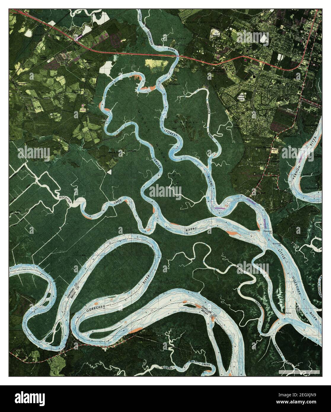 Burroughs, Georgia, map 1979, 1:24000, United States of America by ...