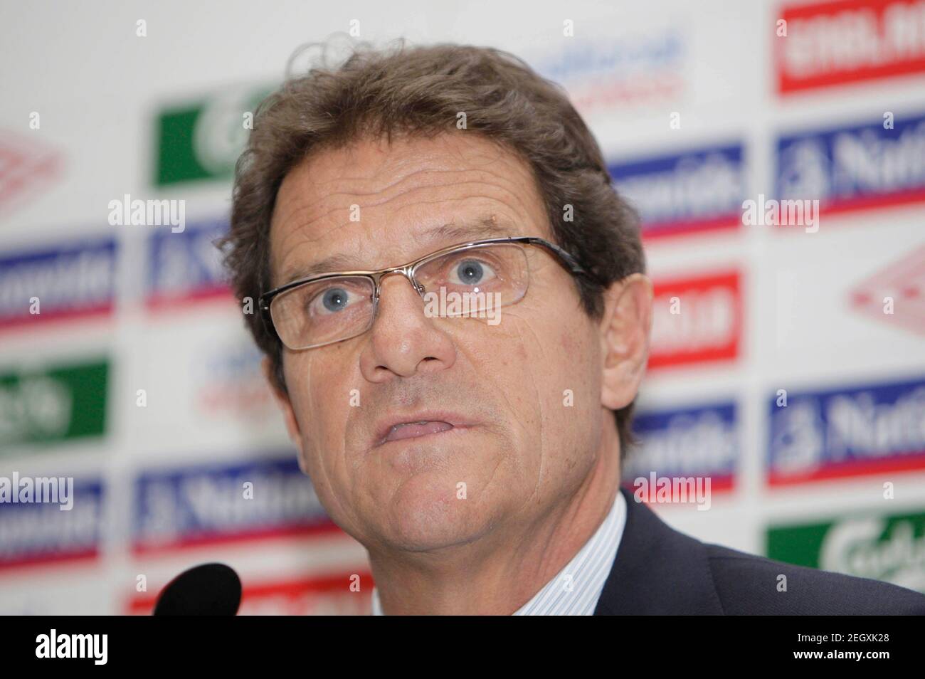 England manager fabio capello world cup squad announcement wembley ...