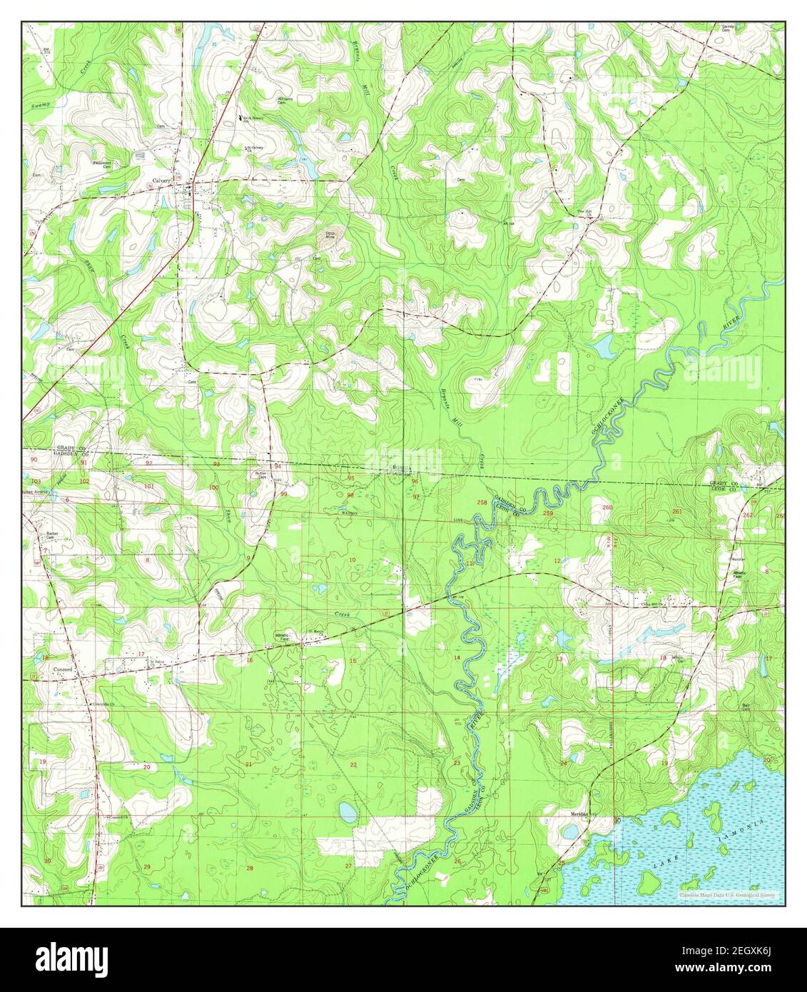 Calvary, Georgia, map 1982, 1:24000, United States of America by ...