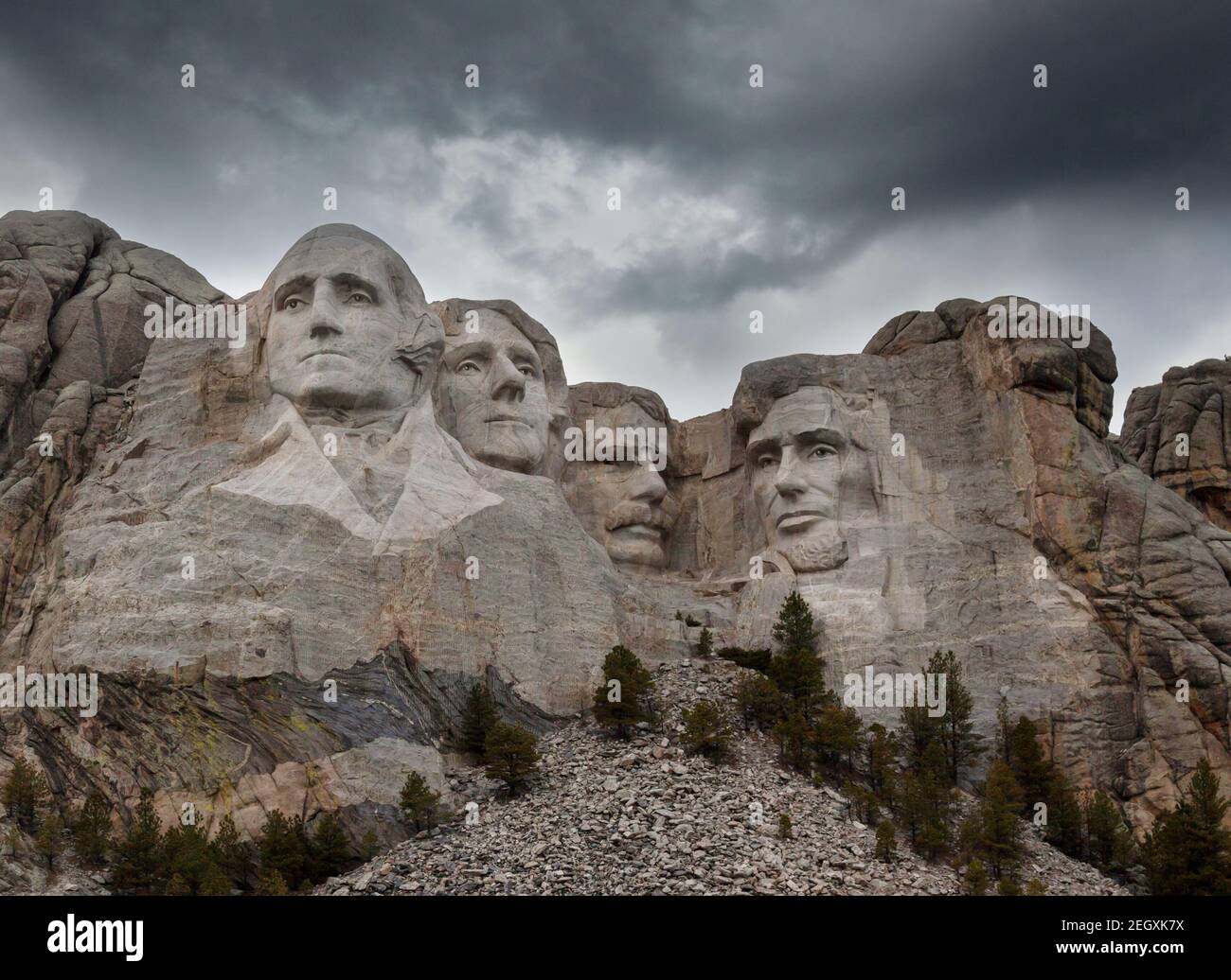 Mount Rushmore National Memorial, Black Hills region of South Dakota ...