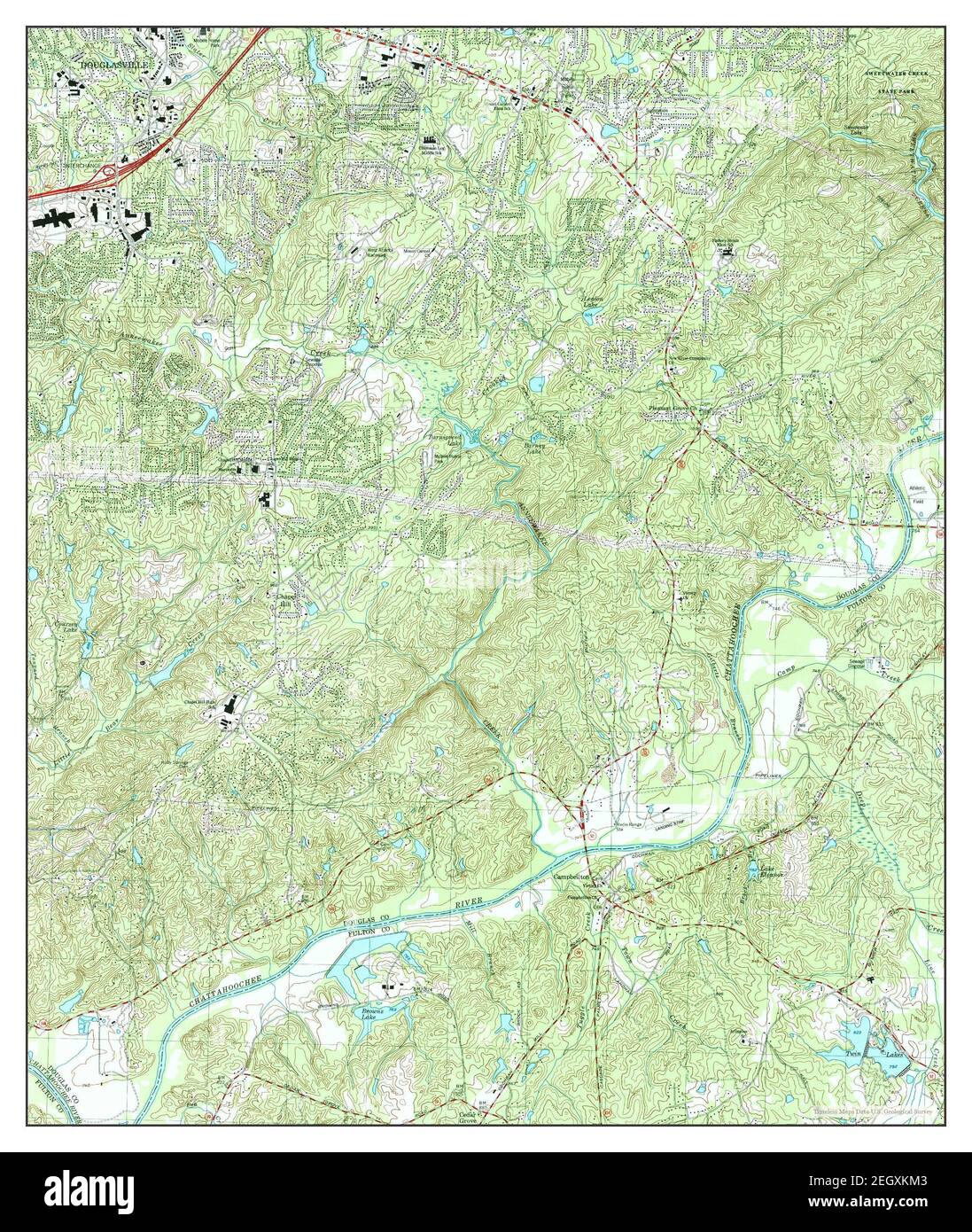 Campbellton, Georgia, map 1999, 1:24000, United States of America by ...