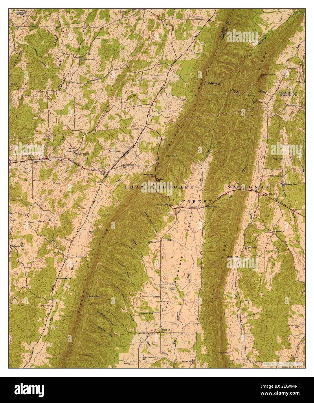 Catlett, Georgia, map 1947, 1:24000, United States of America by ...