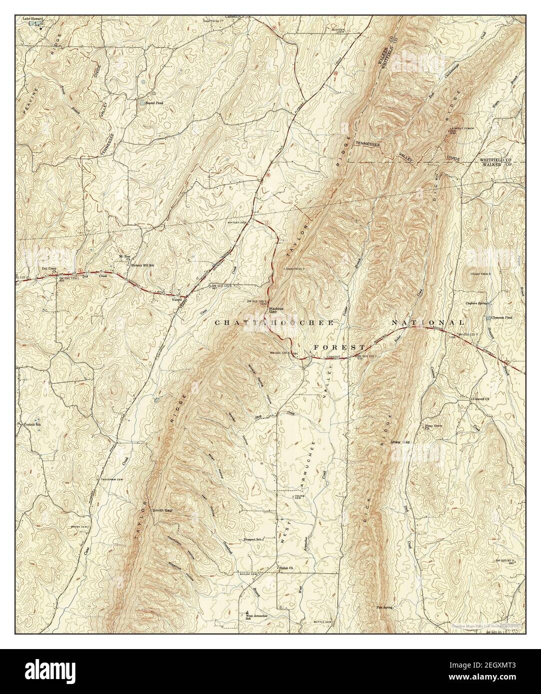 Catlett, Georgia, map 1947, 1:24000, United States of America by ...