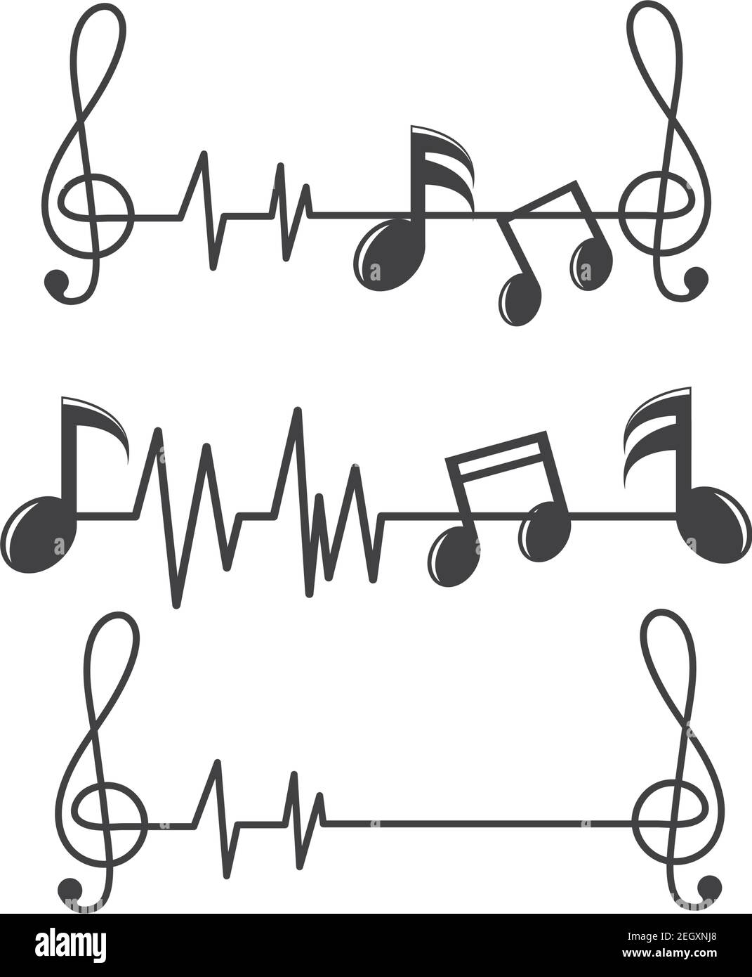 Music Heartbeat Tattoo