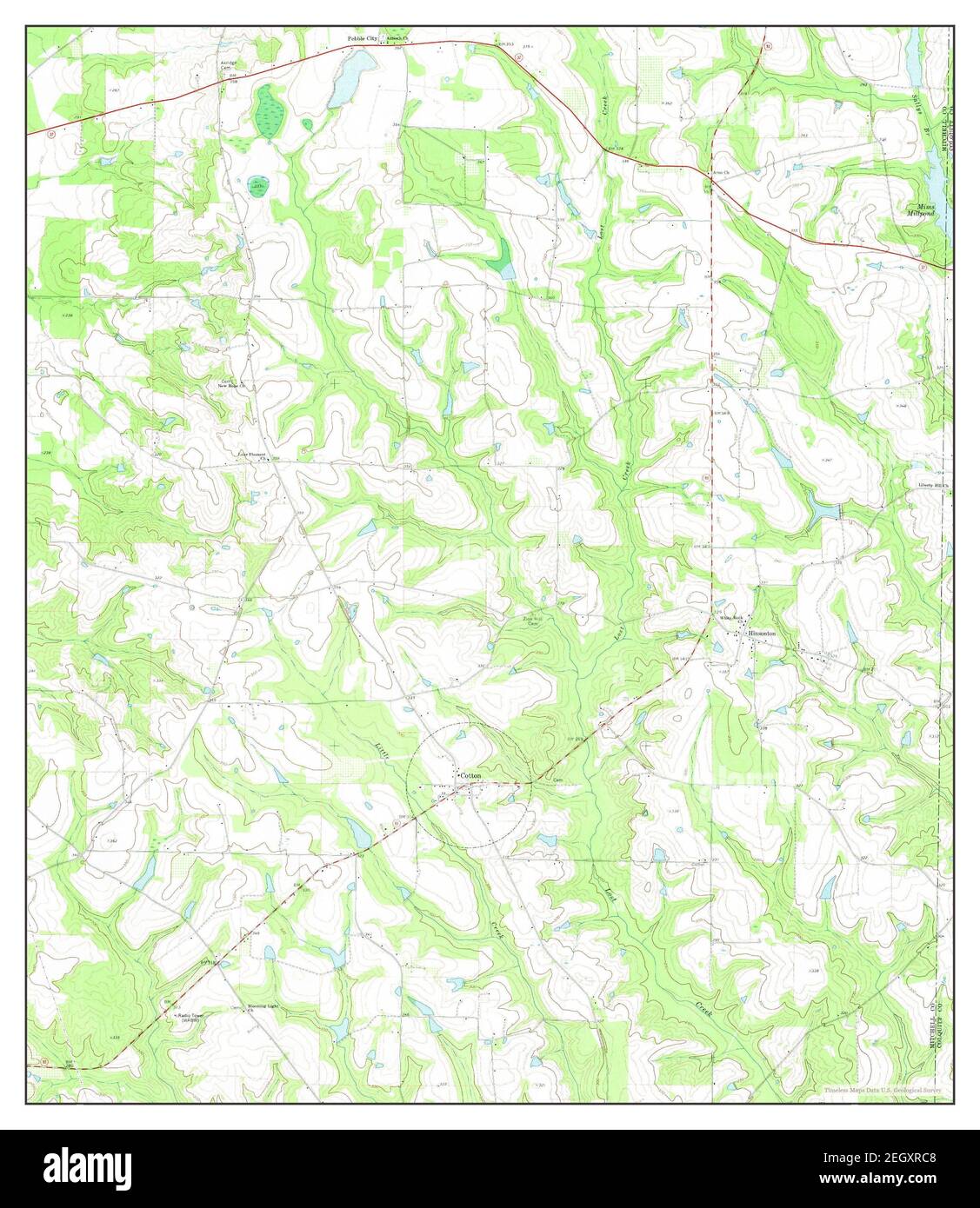 Cotton, Georgia, map 1971, 1:24000, United States of America by ...