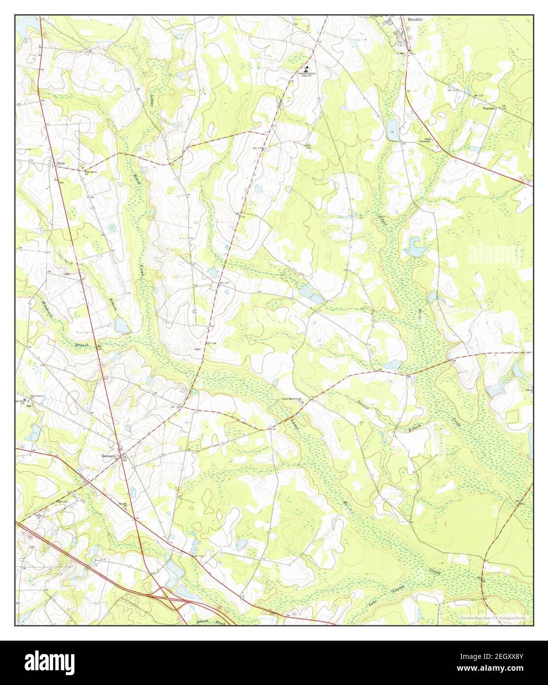 Denmark, Georgia, map 1978, 1:24000, United States of America by ...
