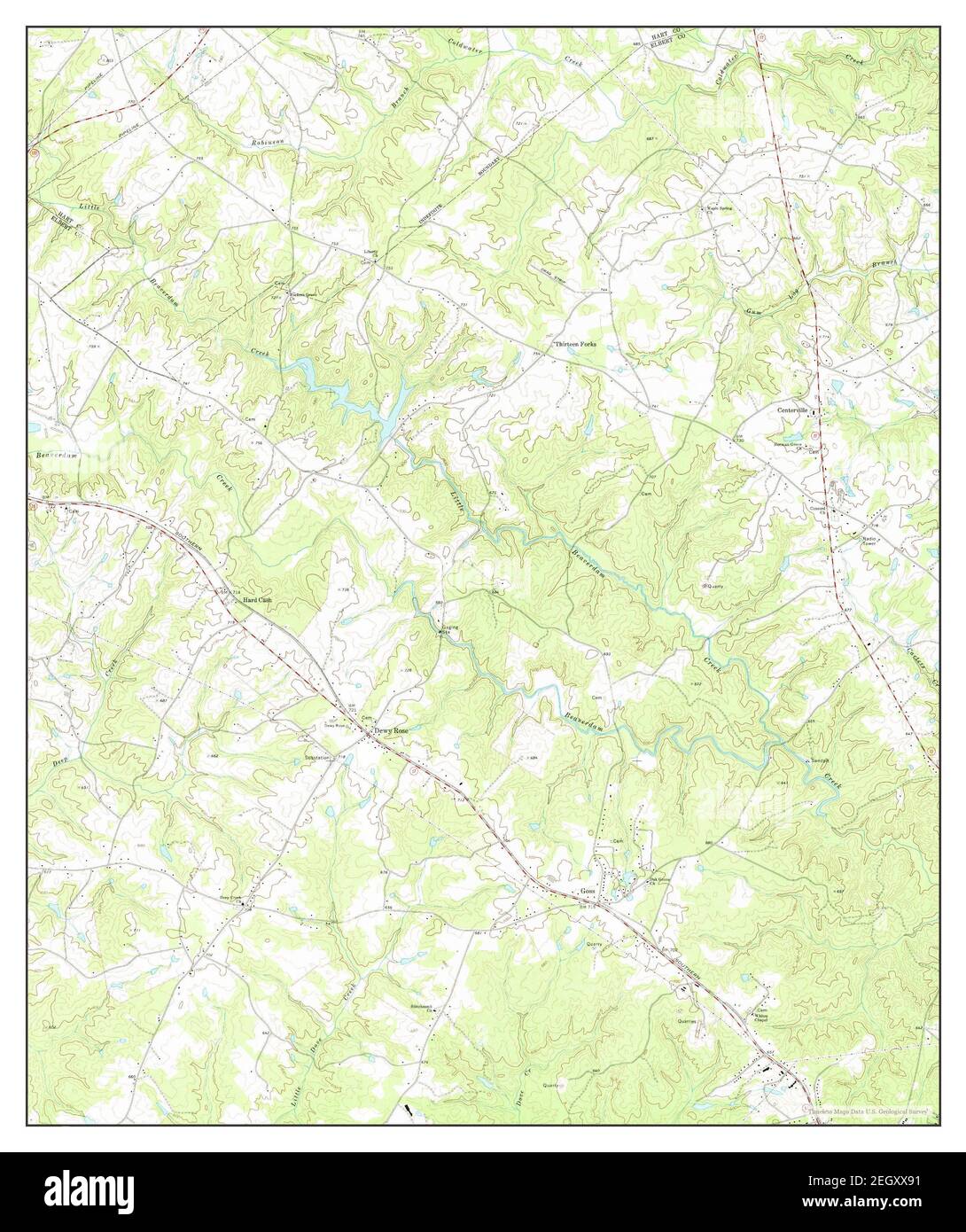 Dewy Rose, Georgia, map 1973, 1:24000, United States of America by ...