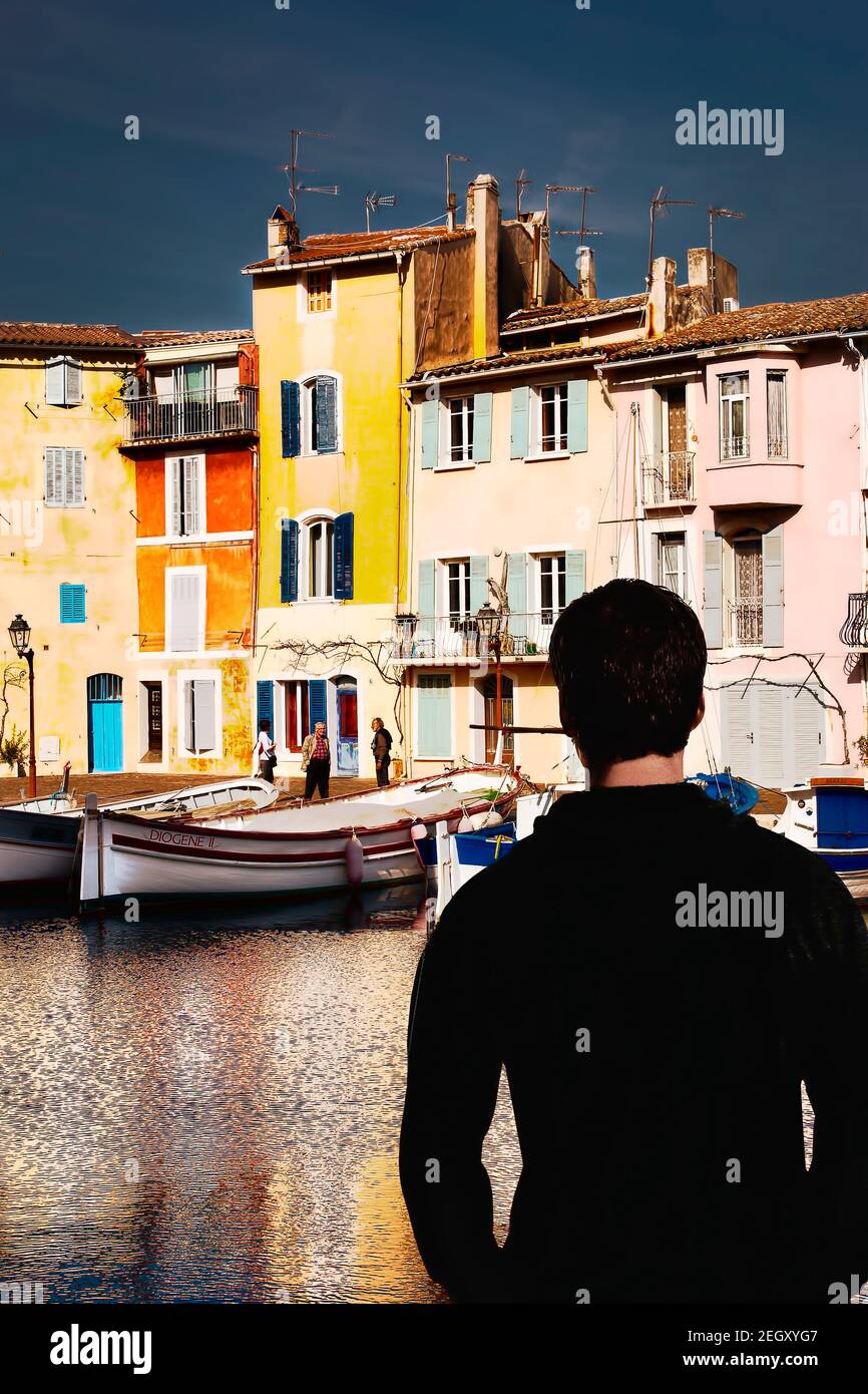 Le miroir aux oiseaux at Martigues Stock Photo - Alamy