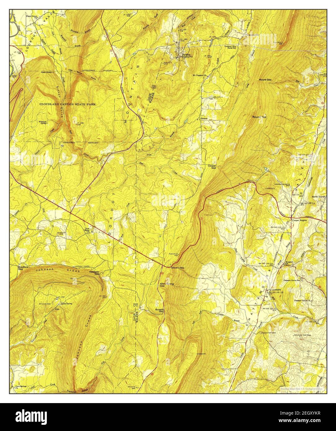 County durham antique county map Cut Out Stock Images & Pictures - Alamy