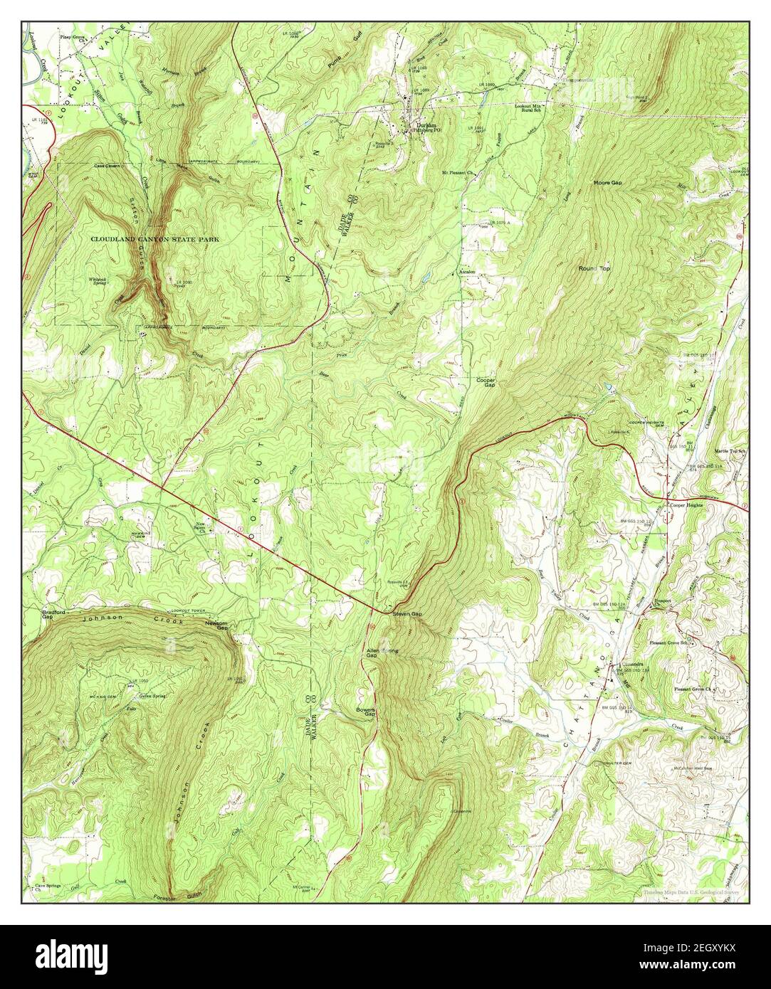 County durham antique county map hi-res stock photography and images ...