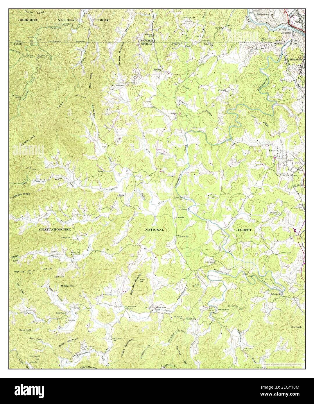 Epworth, Georgia, map 1941, 1:24000, United States of America by ...