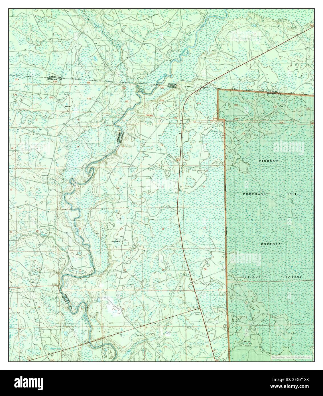 Fargo SW, Georgia, map 2006, 1:24000, United States of America by ...