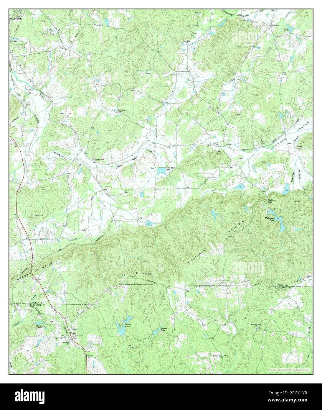 Felton, Georgia, map 1973, 1:24000, United States of America by ...