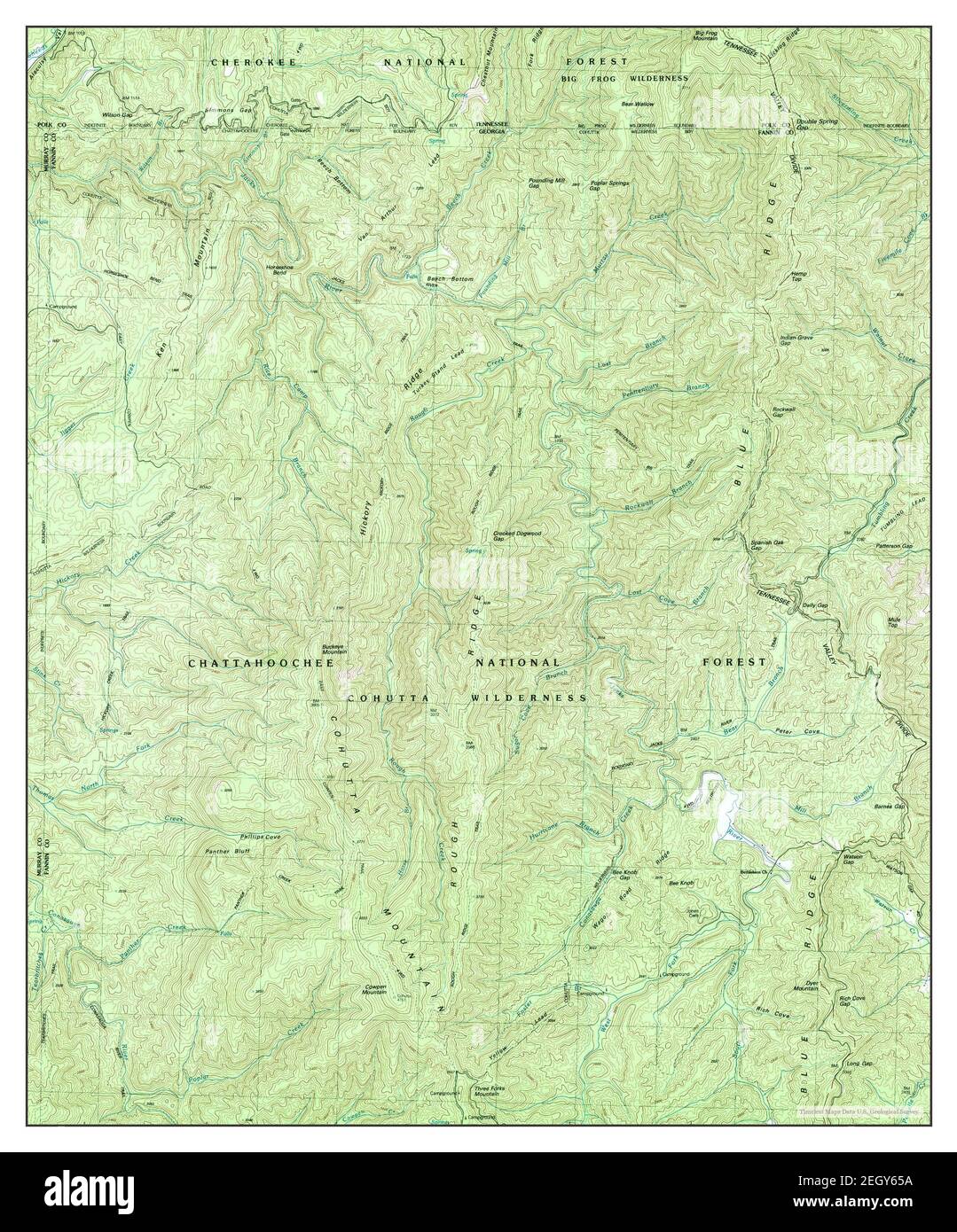 Hemp Top, Georgia, map 1988, 1:24000, United States of America by ...