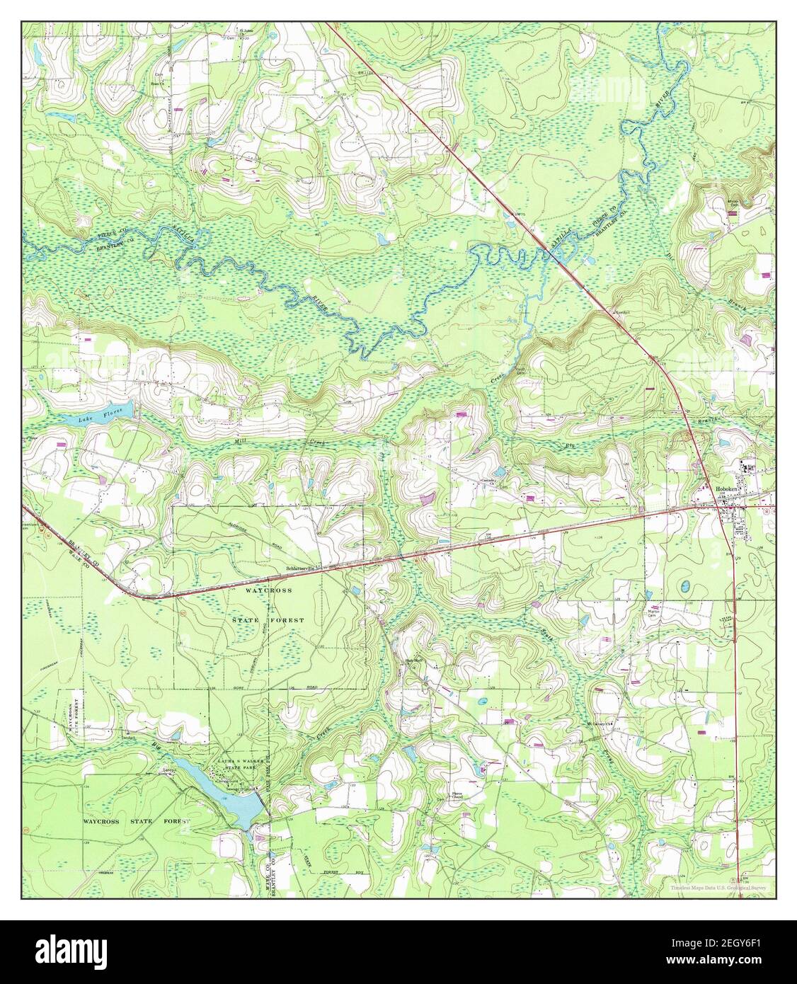 Map of hoboken hi-res stock photography and images - Alamy