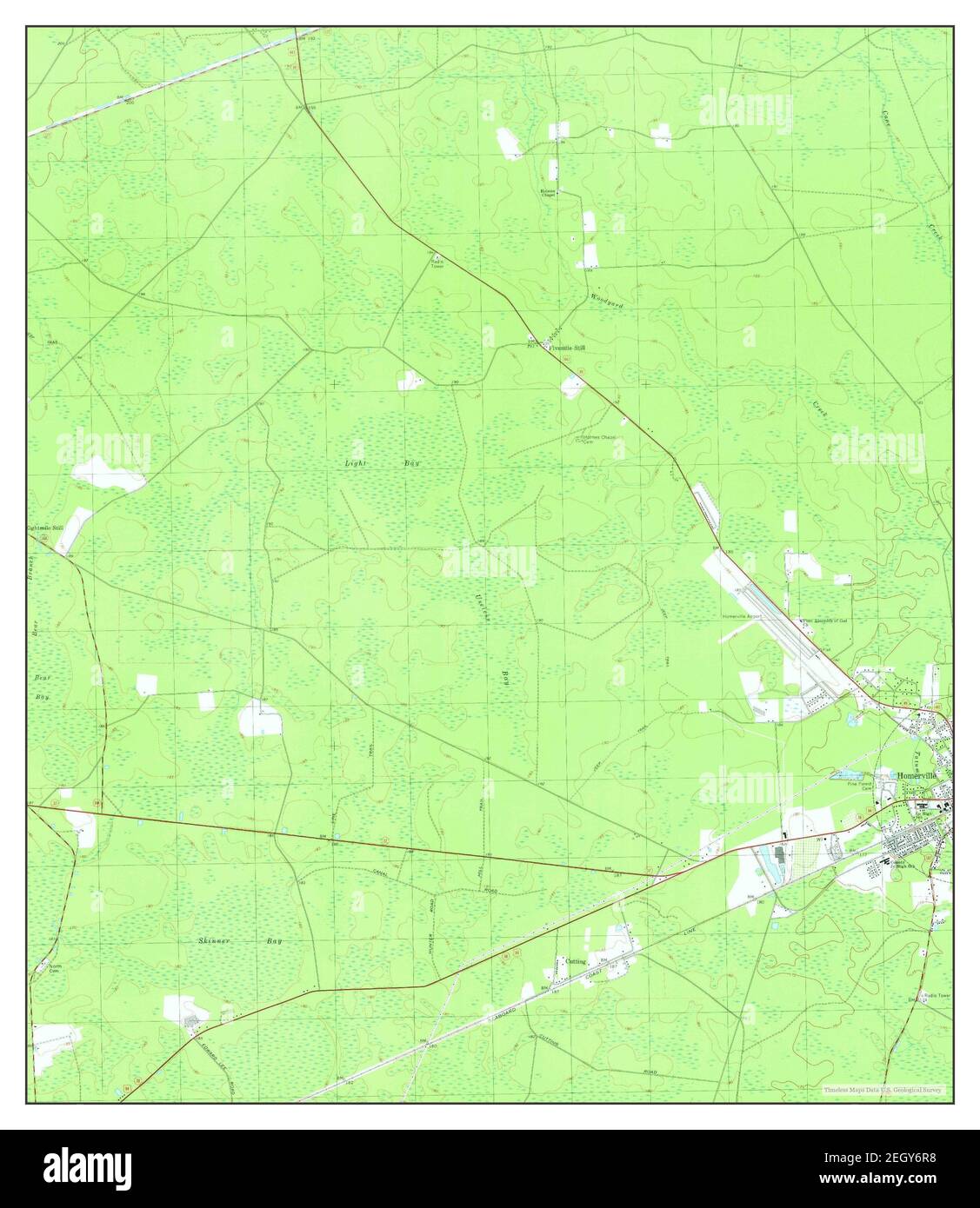 Map of homerville hi-res stock photography and images - Alamy