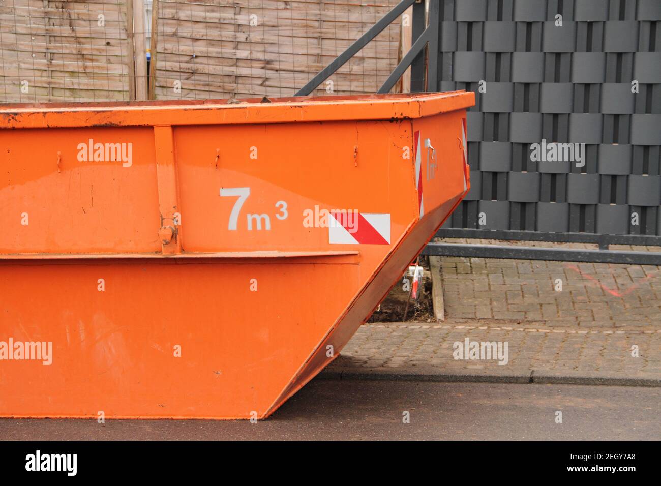 Demolition waste containers hi-res stock photography and images - Alamy