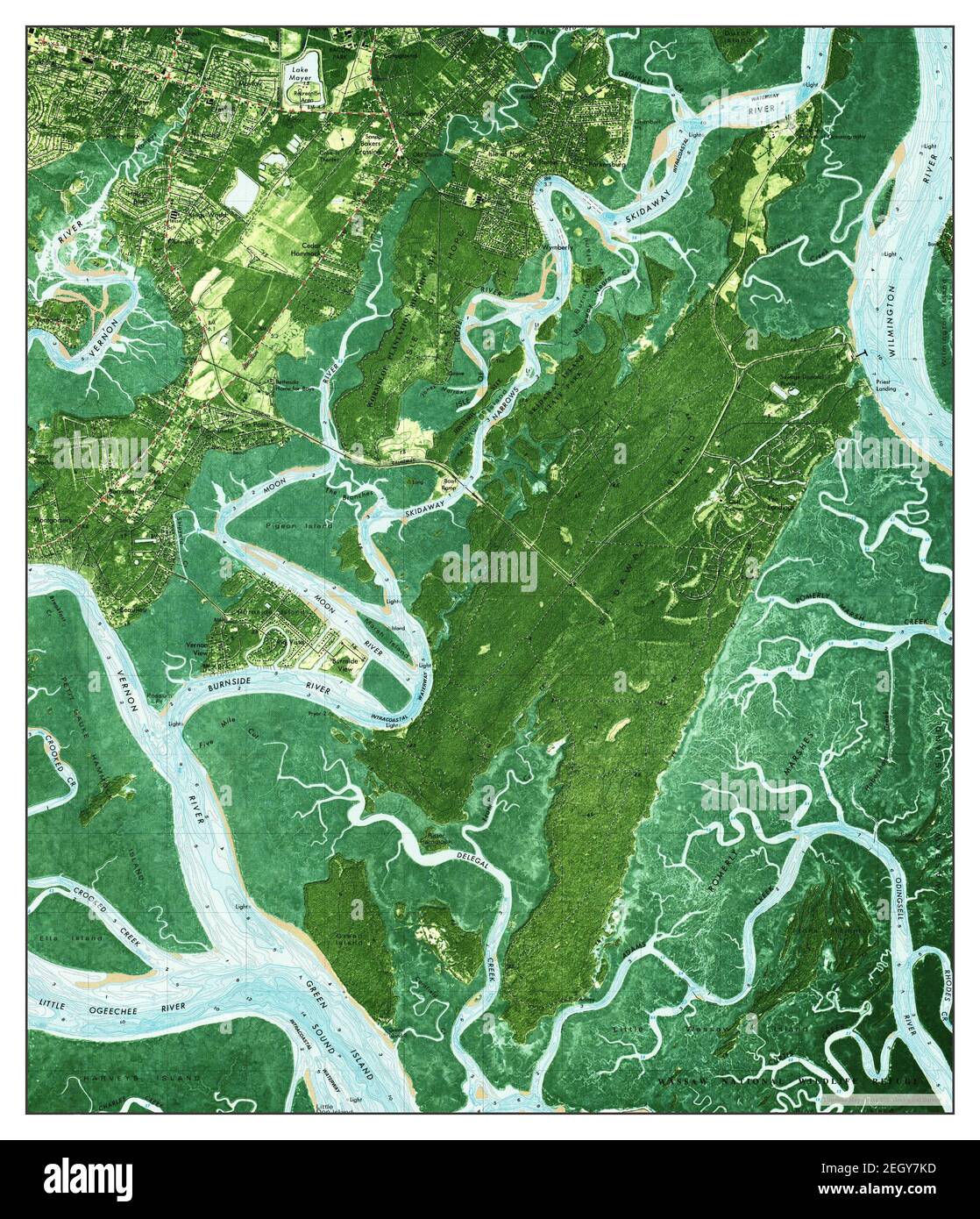 Isle of Hope, Georgia, map 1979, 1:24000, United States of America by ...